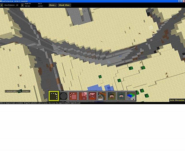 GASH - MCEdit filter that lets you tear the land to shreds Minecraft Mod