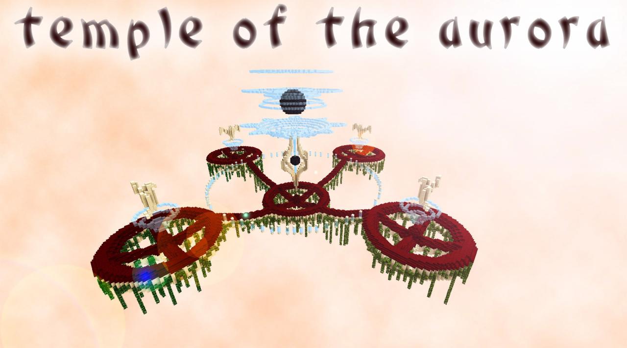 [Fantasy] Temple Of The Aurora - Mythical Floating Monastery Minecraft Map