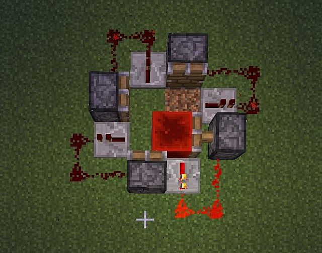Redstone block piston pulse concepts Minecraft Map
