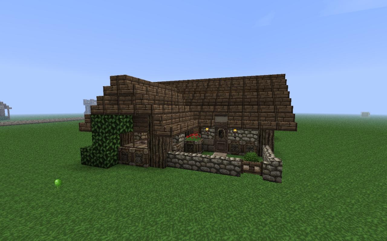 17 Small Medieval House Schematic Minecraft Map