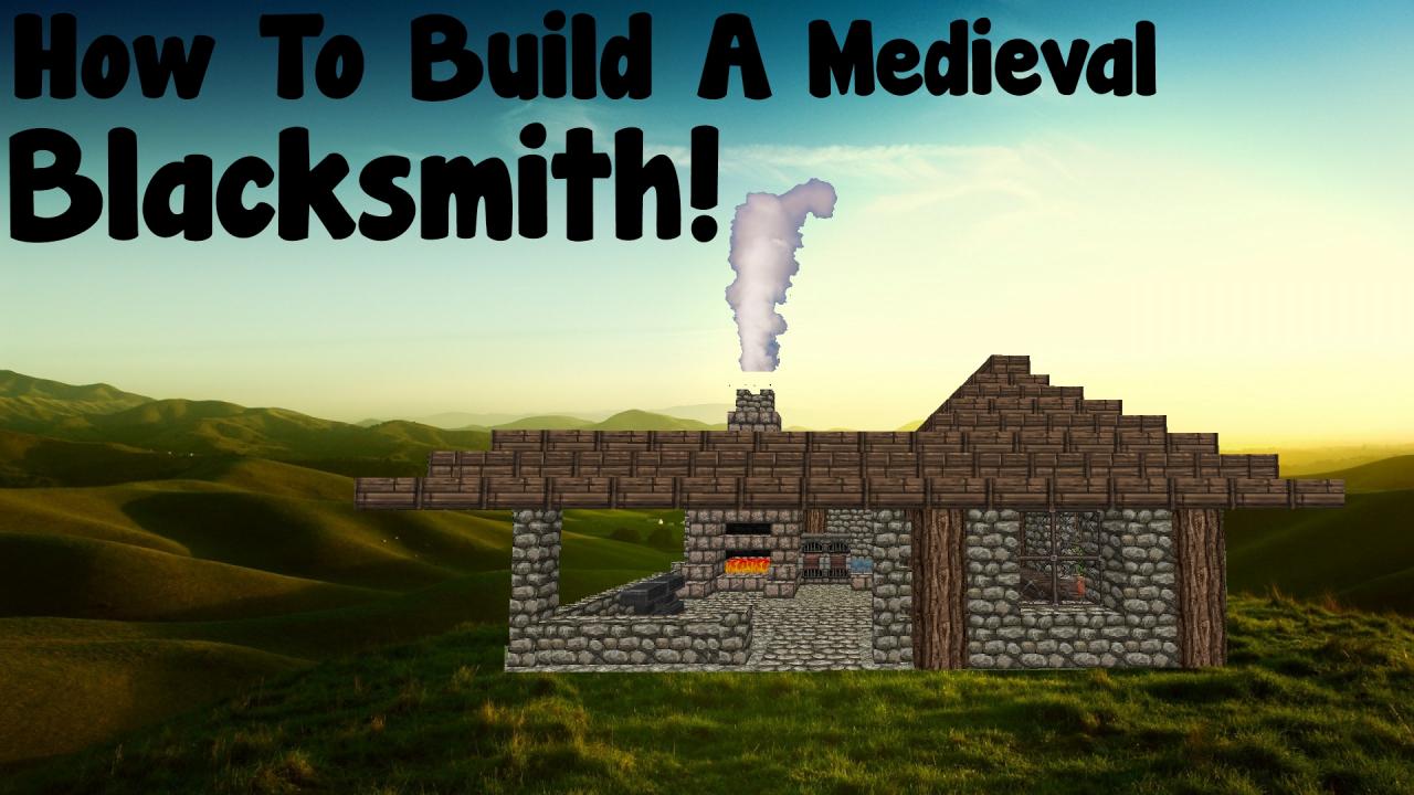 How to build a medieval blacksmith Minecraft Project