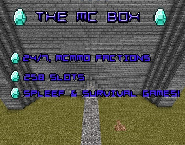 The Mc box 1.4.7 |Factions|Creative|Mcmmo|Huge drop partys| Minecraft ...