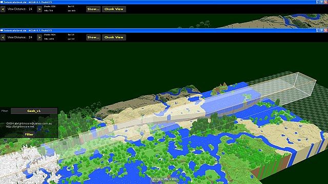 GASH - MCEdit filter that lets you tear the land to shreds Minecraft Mod