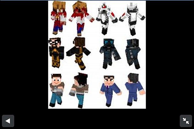 Custom skins! for you Minecraft Map