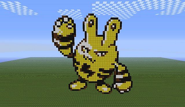 Pokemon Pixel Art (221 - 240) Minecraft Map