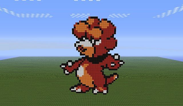 Pokemon Pixel Art (221 - 240) Minecraft Map