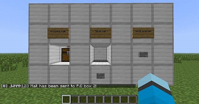 Working Mailbox - 1.5 Minecraft Map