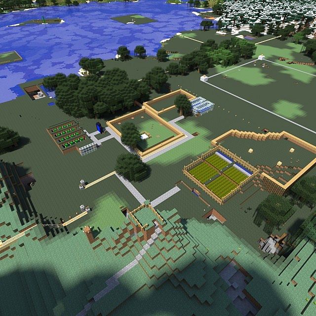 Big Survival World Minecraft Map