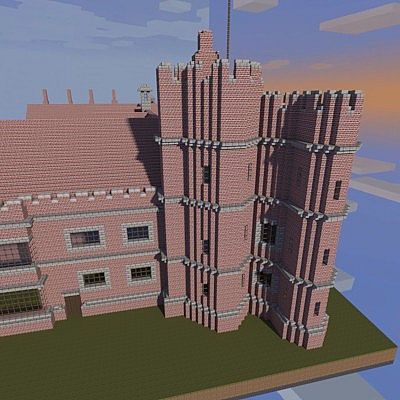 Tudor Mansion Castle ( Gainsborough Old Hall ) Minecraft Map