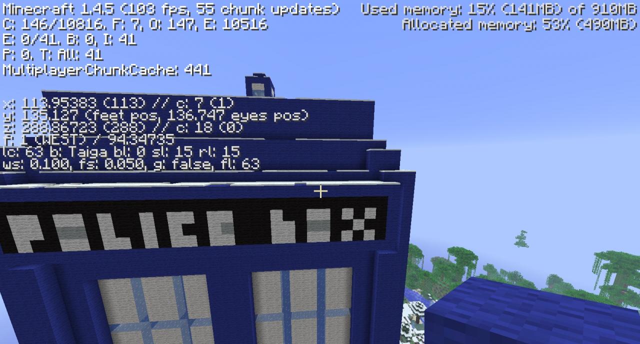Giant TARDIS! Minecraft Map