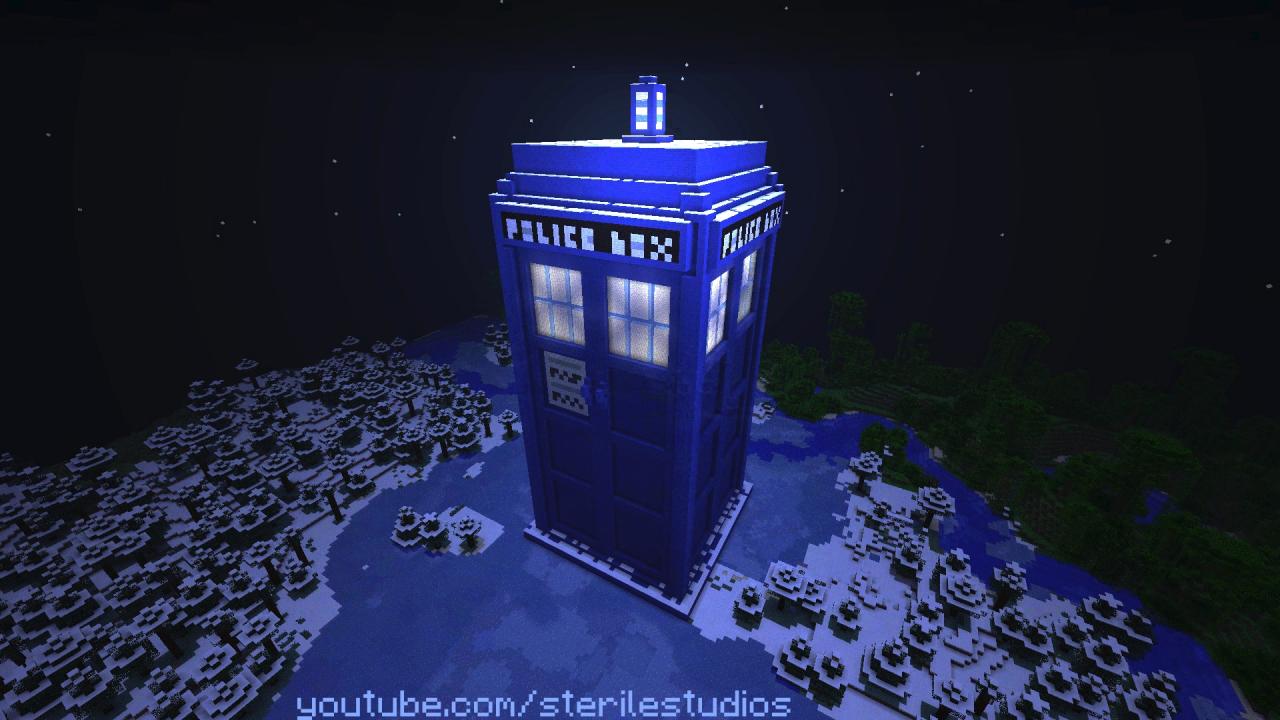 Giant TARDIS! Minecraft Map