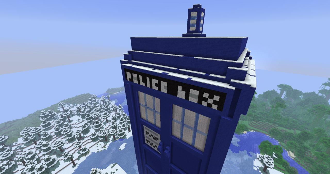 Giant TARDIS! Minecraft Map