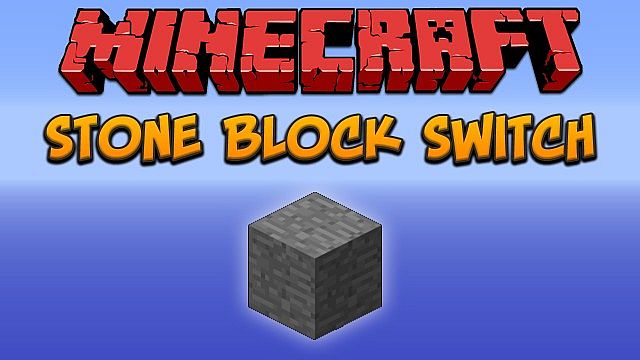 Stone Block Switch Minecraft Project