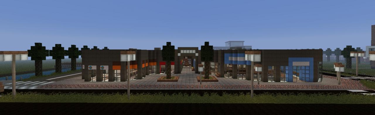 Small shopping mall Minecraft Map
