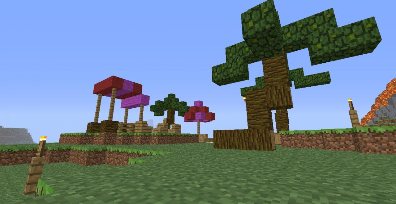 Small Exotic island with a volcano Minecraft Map