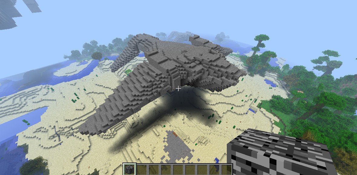 BattleShip Alien Destroyer 'Zeus' Minecraft Map