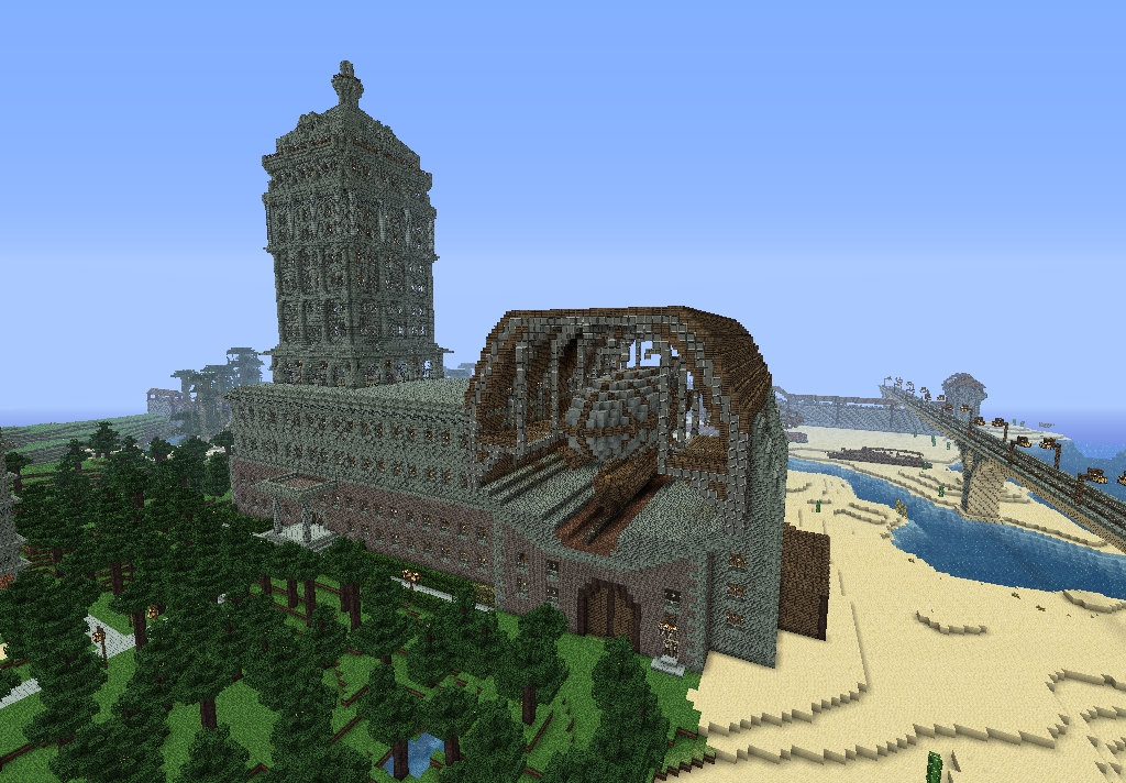 Airship Construction Yard Minecraft Map