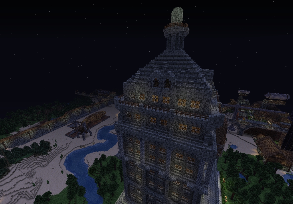 Airship Construction Yard Minecraft Map