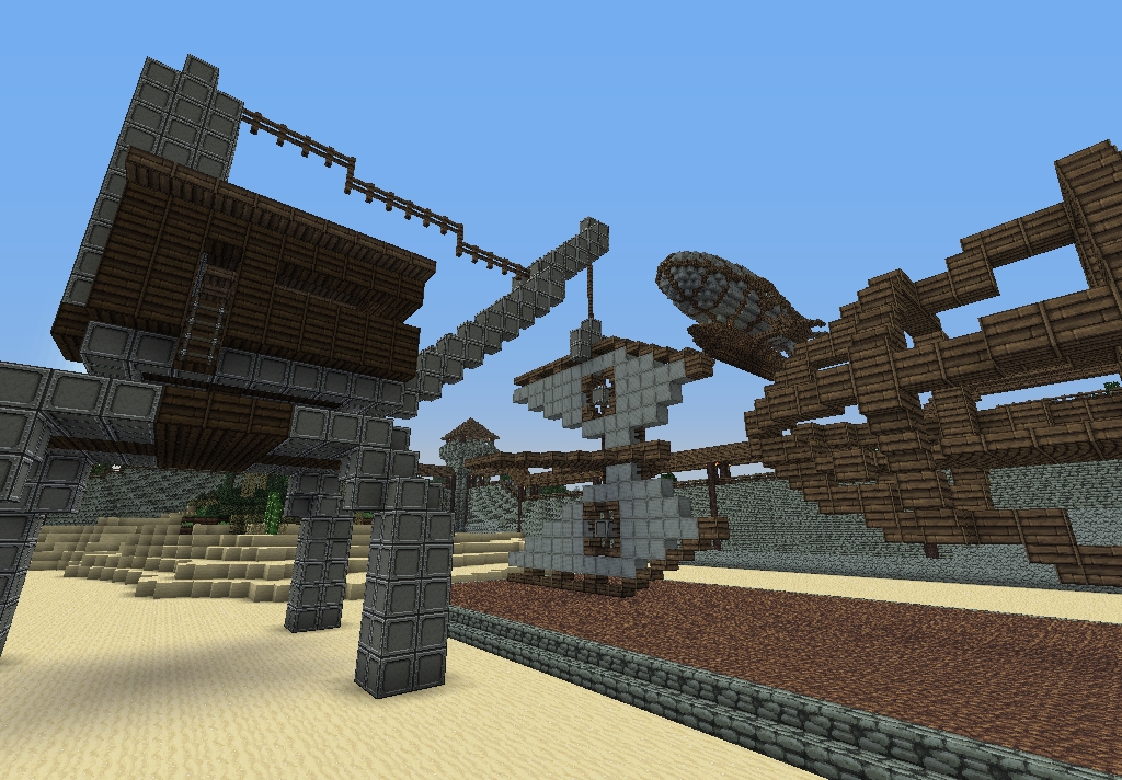 Airship Construction Yard Minecraft Map