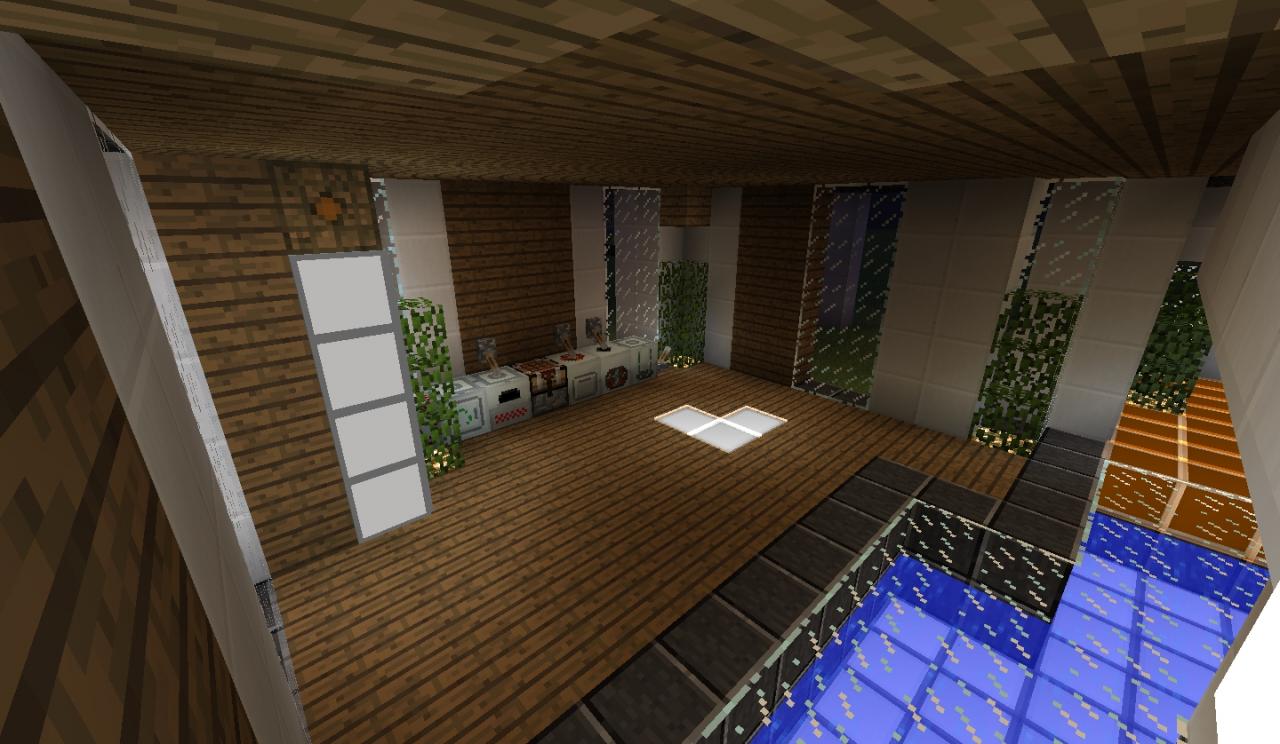 Modern Tekkit House Minecraft Map