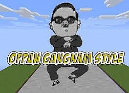 PSY's Gangnam Style minecraft