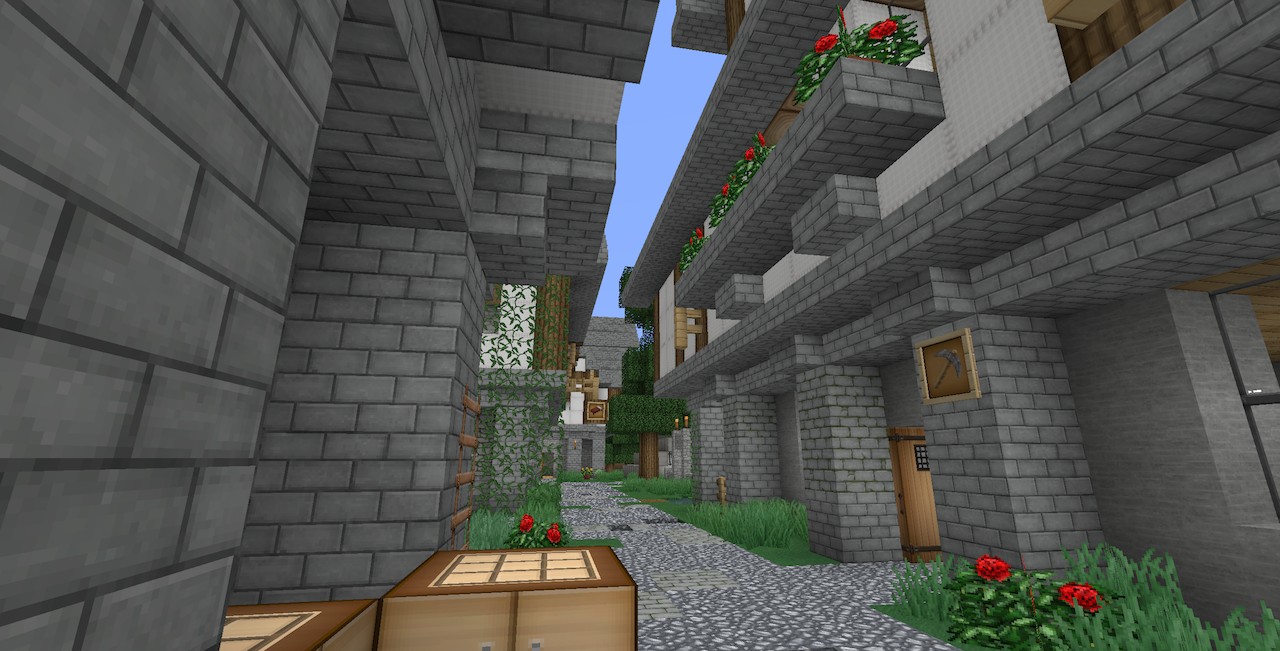 Small midieval village Minecraft Map