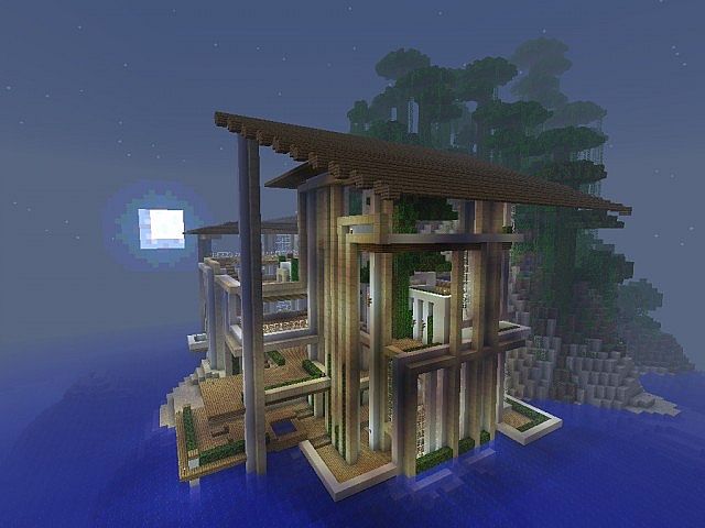 Tropical House Minecraft Map