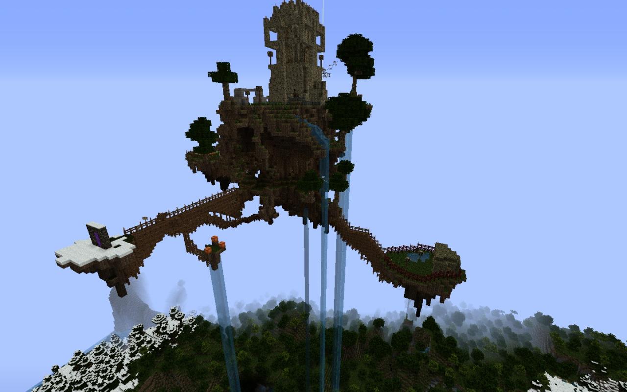 Zimberfitz's Floating Paradise Minecraft Map