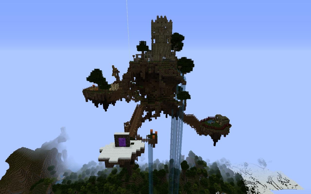 Zimberfitz's Floating Paradise Minecraft Map