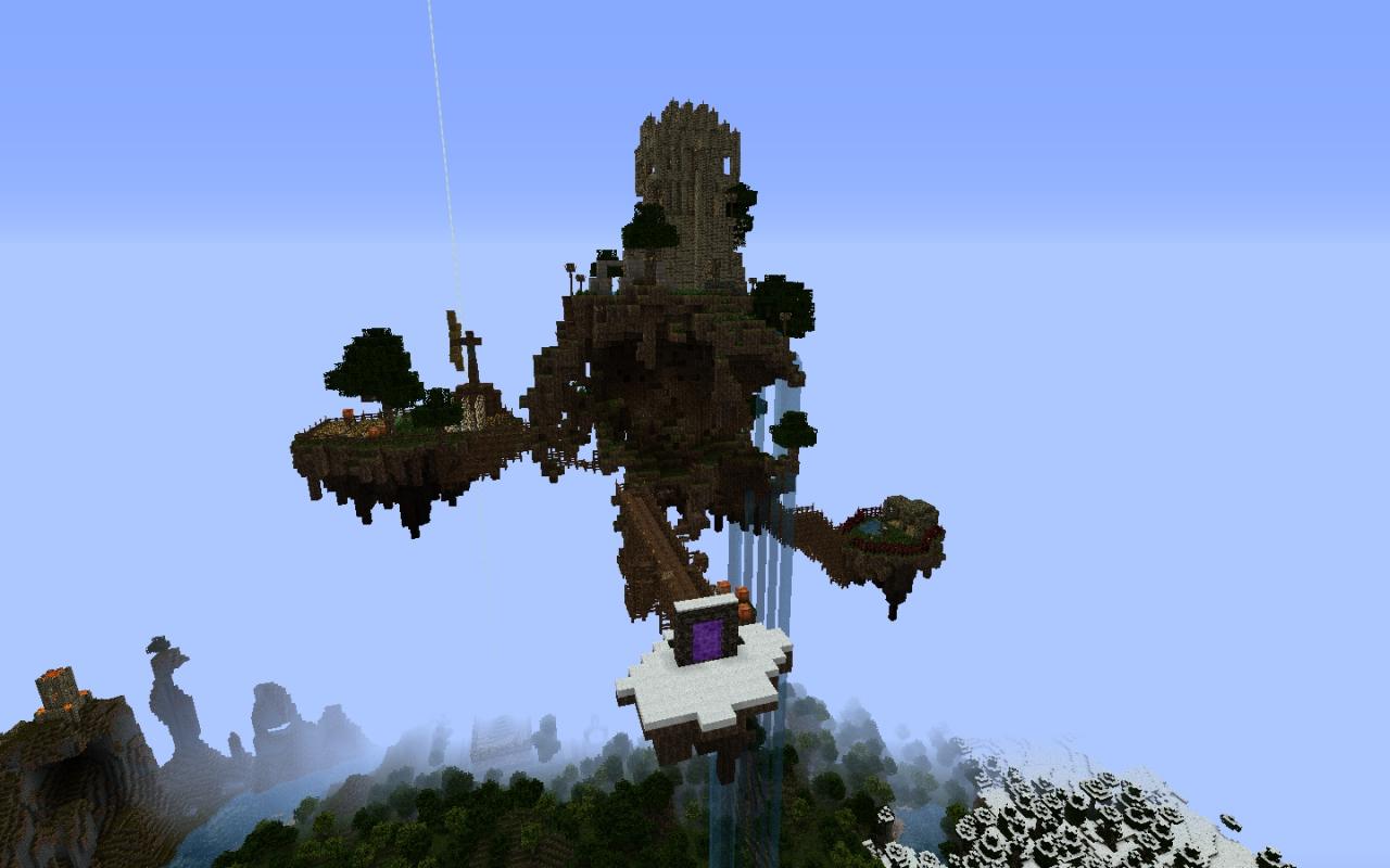 Zimberfitz's Floating Paradise Minecraft Map
