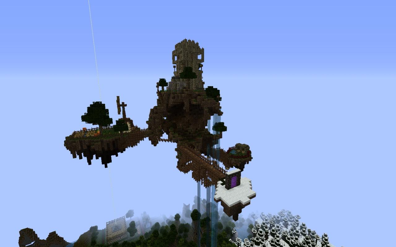 Zimberfitz's Floating Paradise Minecraft Map
