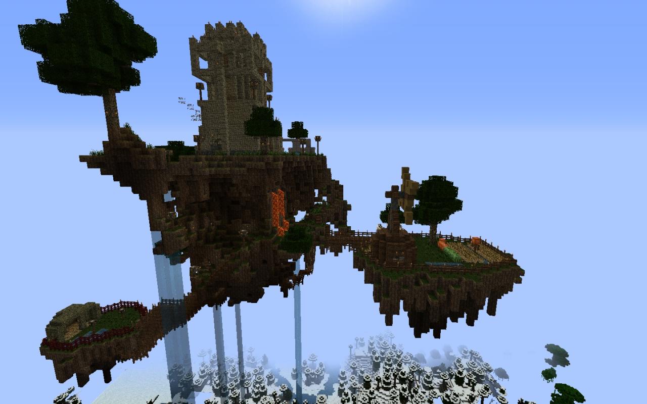 Zimberfitz's Floating Paradise Minecraft Map