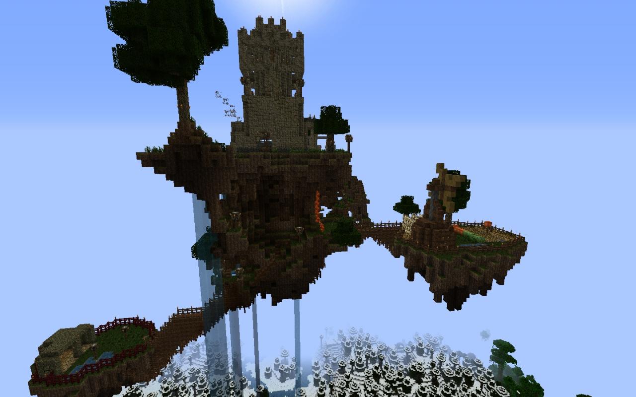 Zimberfitz's Floating Paradise Minecraft Map