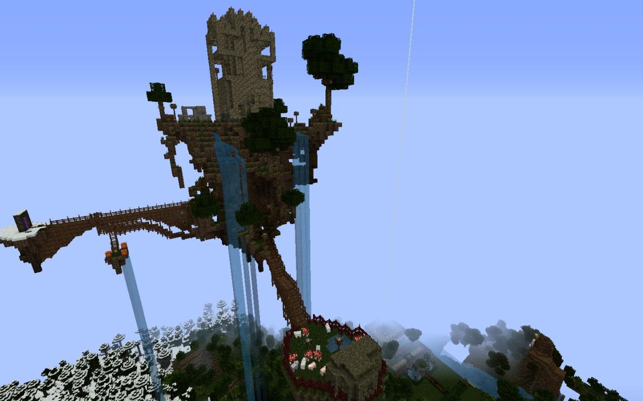 Zimberfitz's Floating Paradise Minecraft Map