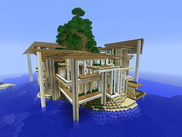 Tropical House Minecraft Map