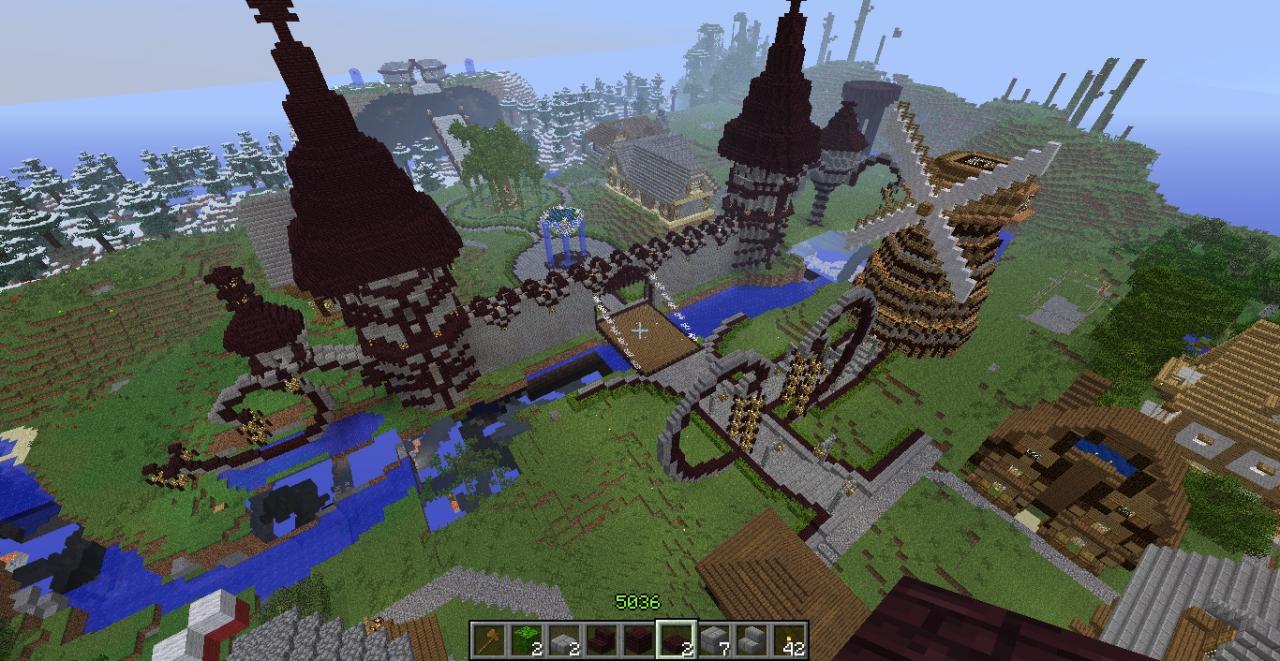 Gothic Town Minecraft Map