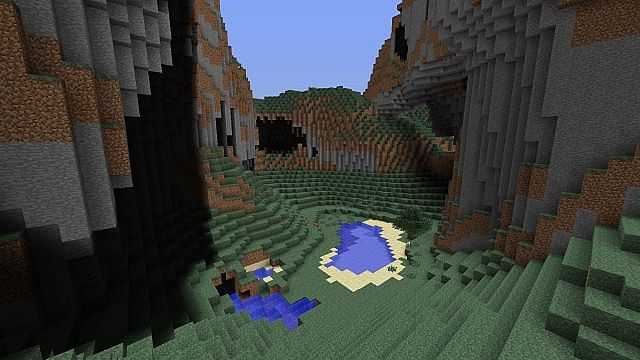 Seed With AWSOME Extreme Hills! (and other things) Minecraft Map