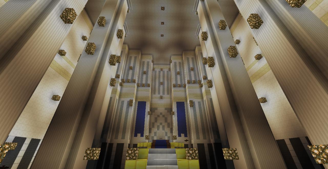 N's Throne (with Quartz Blocks) Minecraft Map