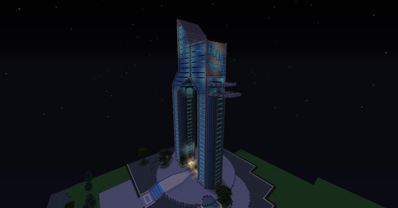 blue tower by orionn100 Minecraft Map
