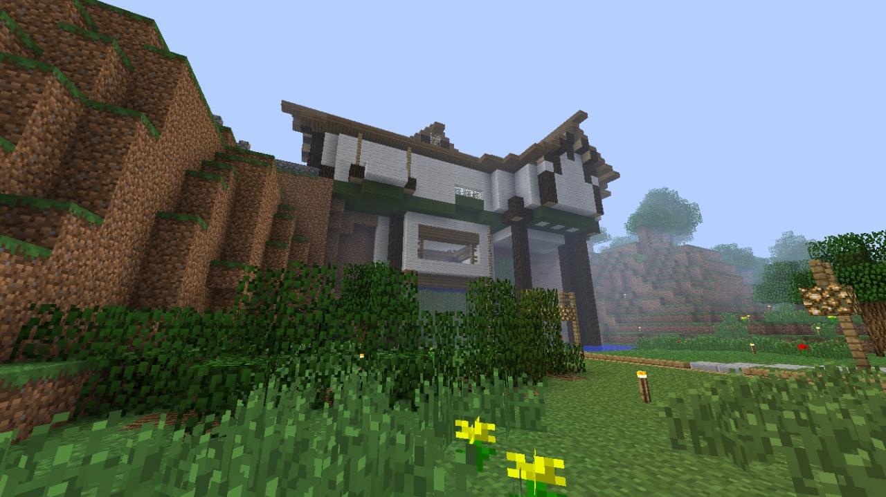 Hillside House Minecraft Map