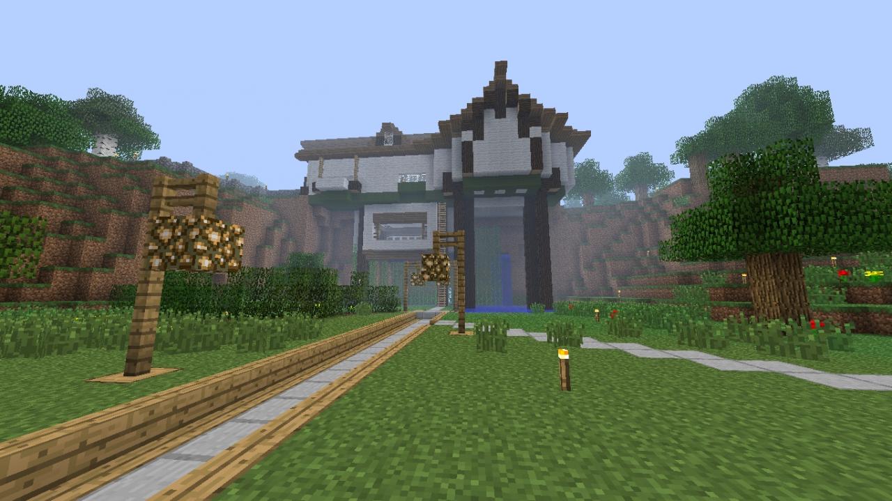Hillside House Minecraft Map