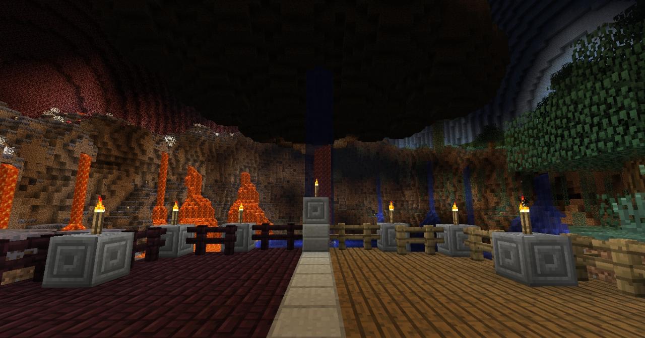 'Yin Yang' Server Spawn Minecraft Map