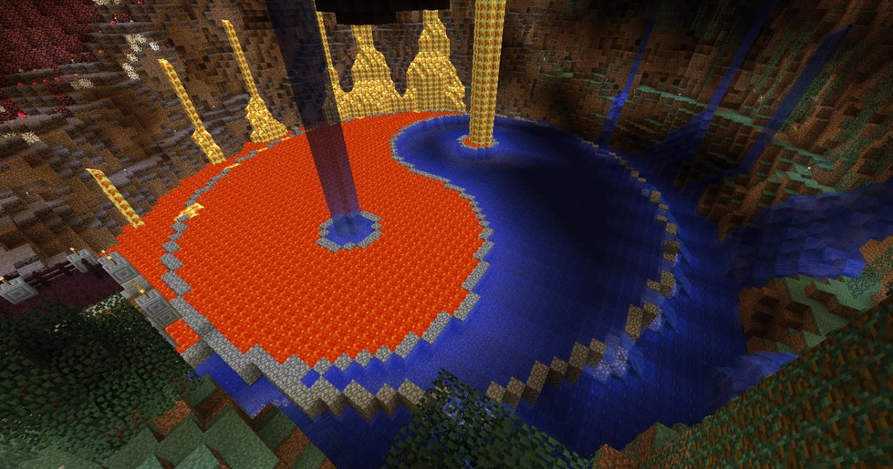 'Yin Yang' Server Spawn Minecraft Map