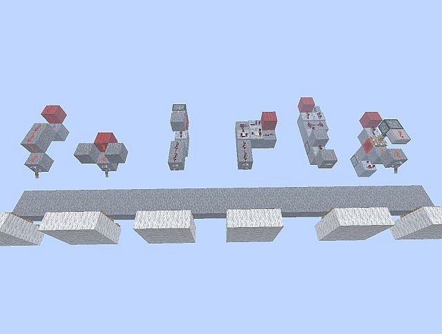 A collection of Rapid Pulsers Minecraft Map