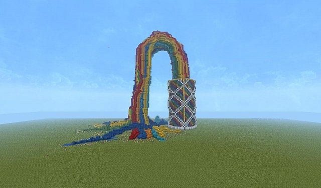Rainbow Puke Minecraft Map