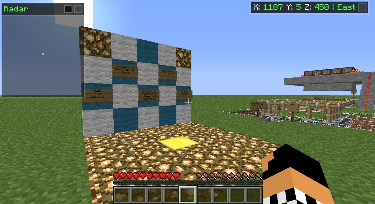 Piston Player Traps Minecraft Map