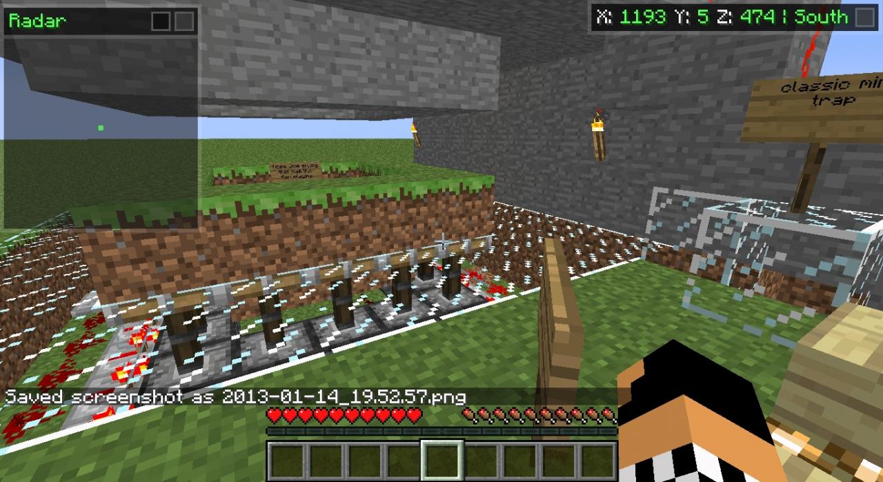 Piston Player Traps Minecraft Map