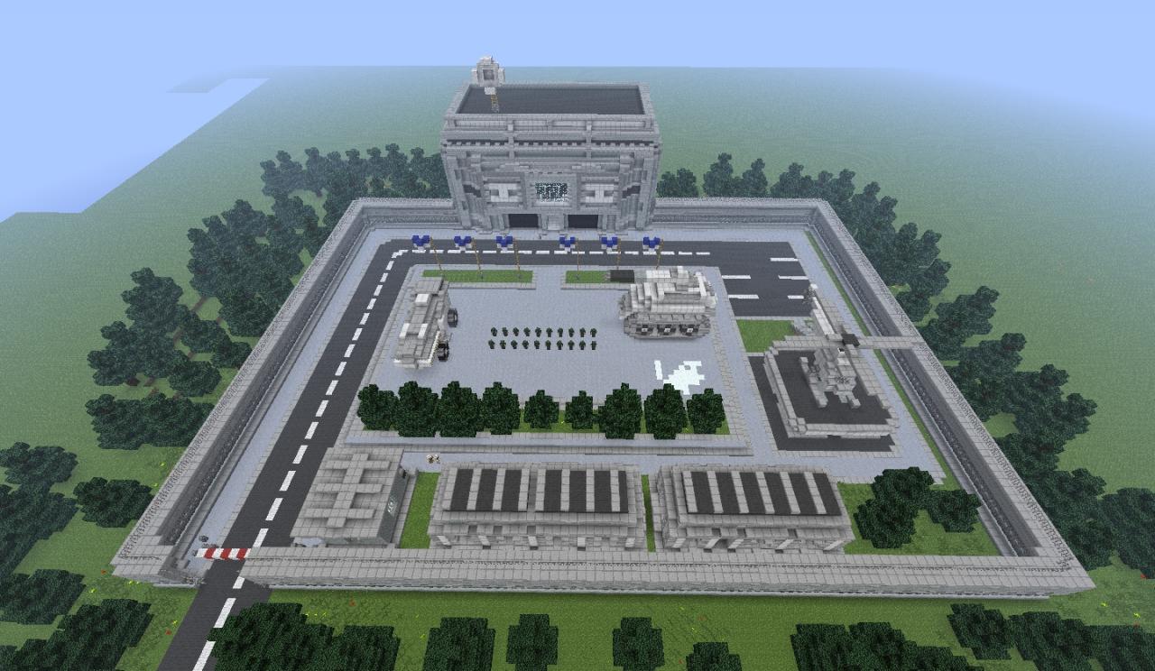 military base Minecraft Map