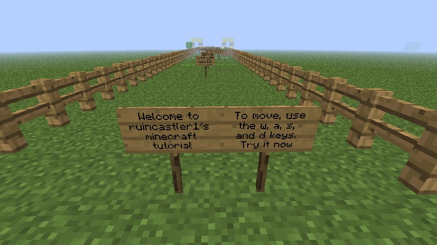 Minecraft Tutorial world v 1.0 Minecraft Map