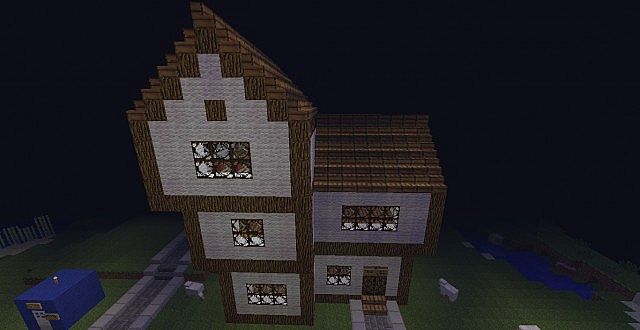 Tudor house. Minecraft Map